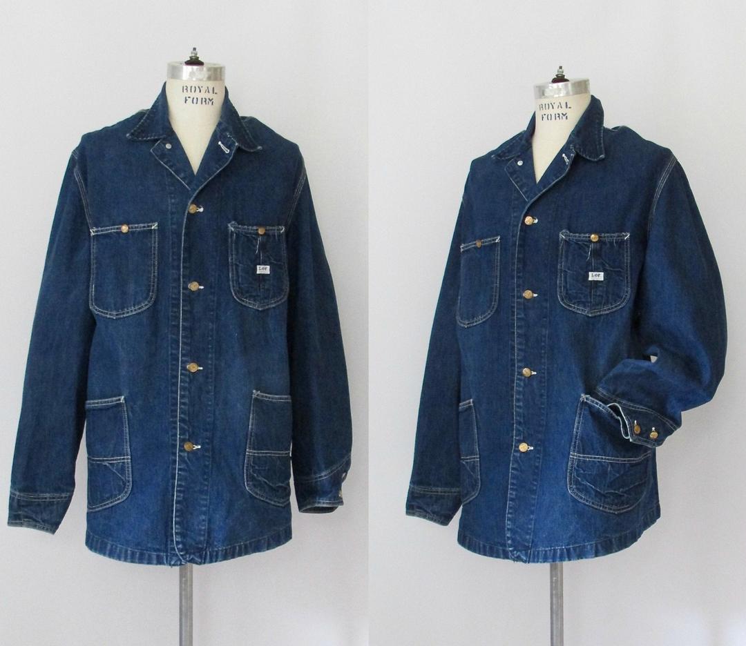 LEE LOCO CHORE Vintage 70s 94-J Jacket | 1970s Locomotive Denim | Love ...