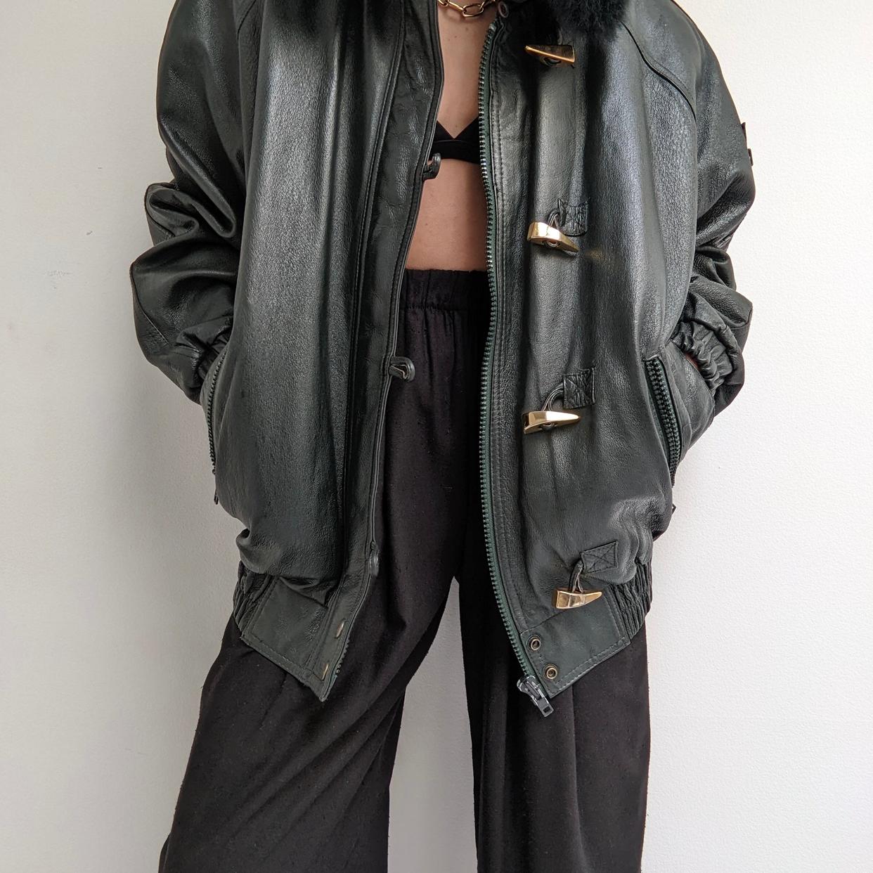 Vintage Pine Leather Bomber Jacket | Na Nin - Richmond, VA | ATTIC