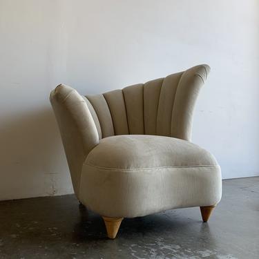 vintage plush gold channel back chair. from ReRunRoom of Seattle, WA ...