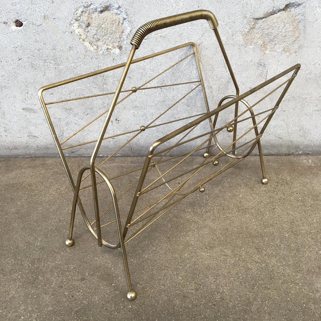 Vintage Mid Century Magazine Rack | Urban Americana (Home Decor) | Long ...
