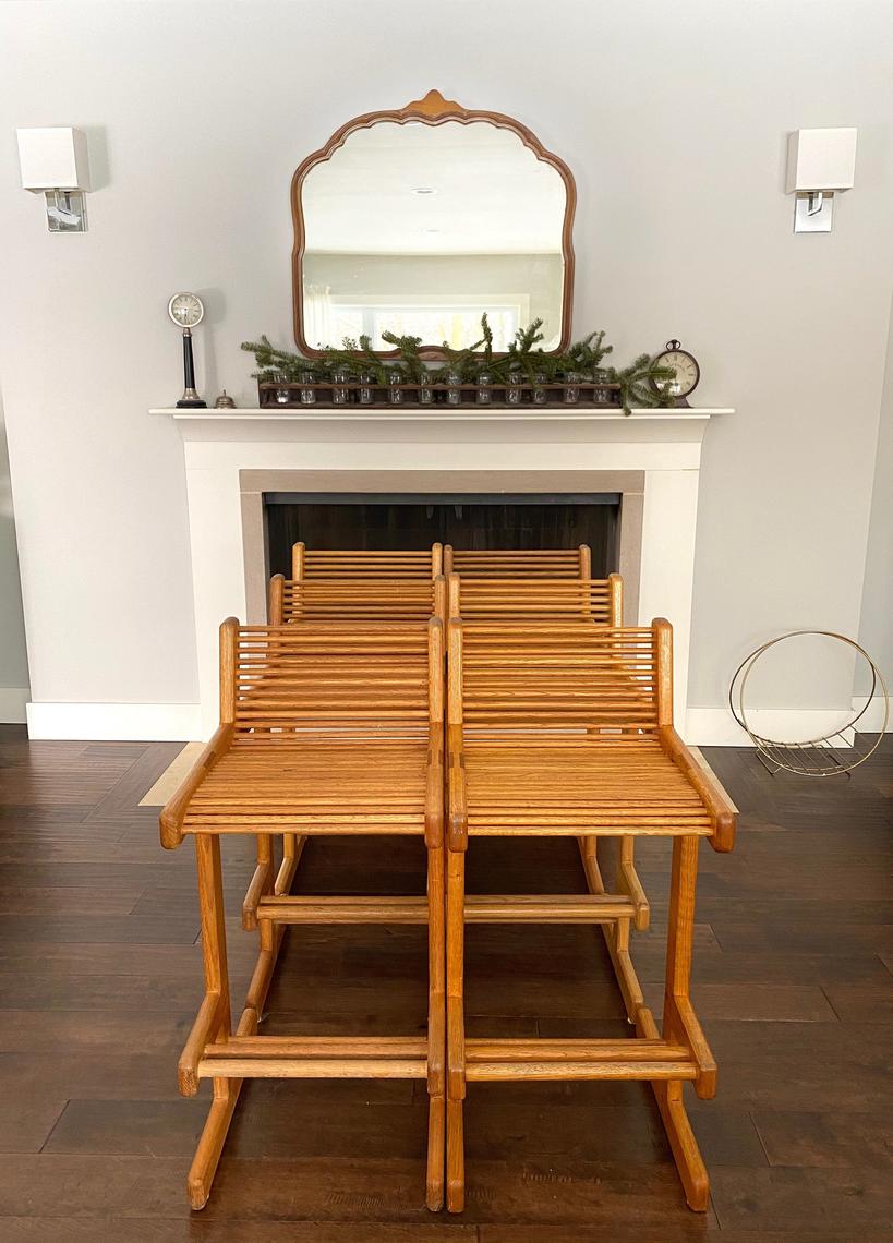 AVAILABLE - Mid Century Modern Stools | Julie Simple Redesign | Grand ...