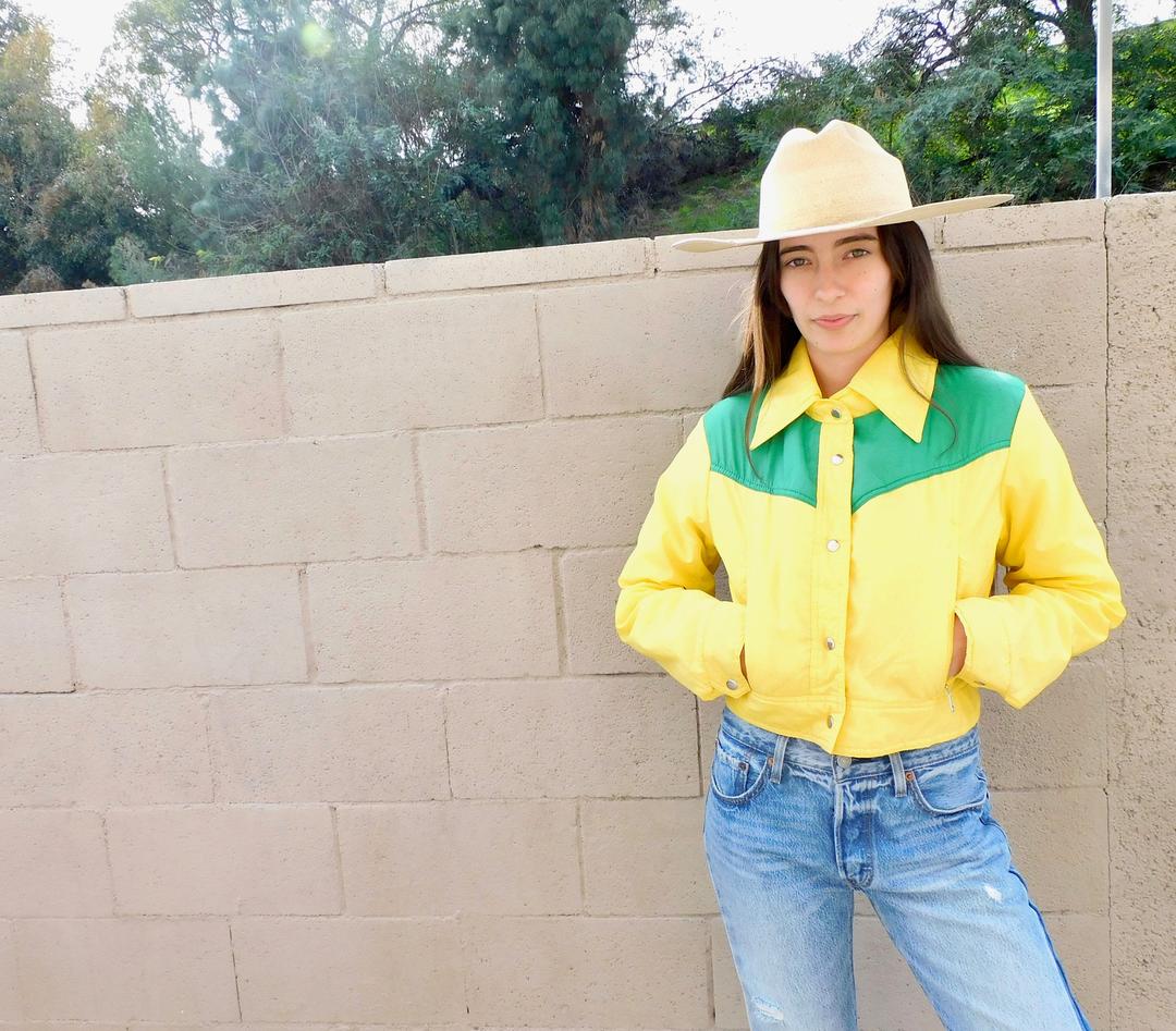 Sprite Puffer Jacket // vintage boho cropped hippie hippy coat dress ...
