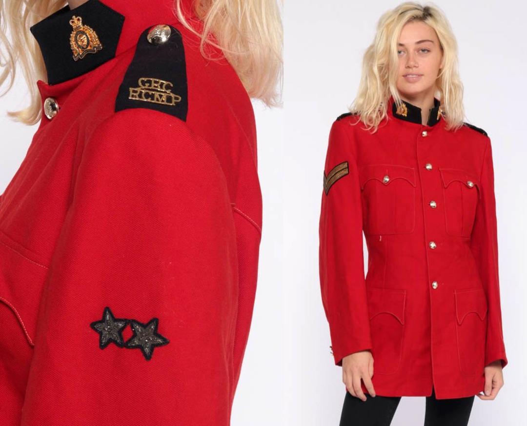 RCMP Jacket -- Vintage Mountie Jacket 60s Royal Canadian Mounted | Shop ...