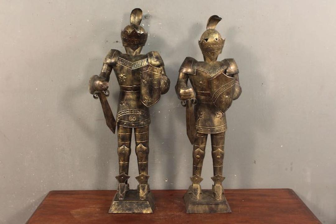 Mexican Gold Knight Statue | Furnish Green | Midtown Manhattan - New ...
