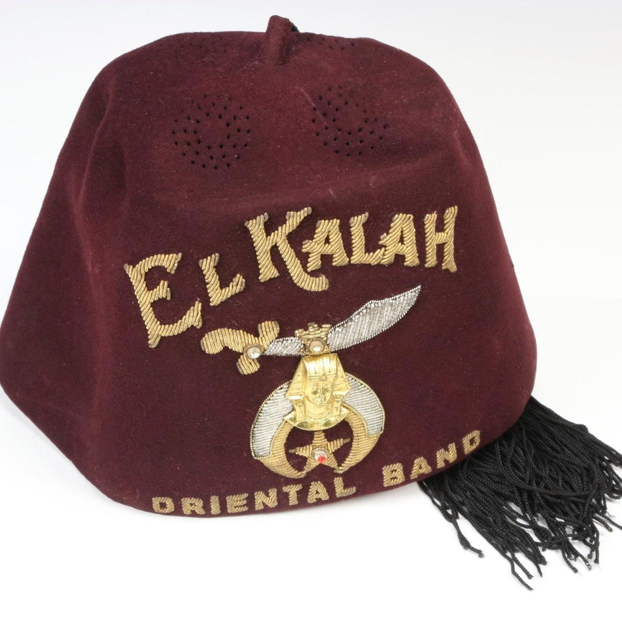 Vintage Fez Hat El Kalah Oriental Band Tassel | House of Vintage ...