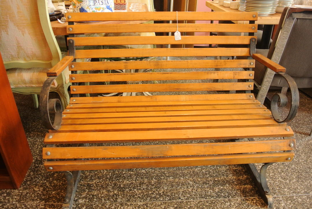 Slatted Bench | Miss Pixies | Adams Morgan - Washington, DC