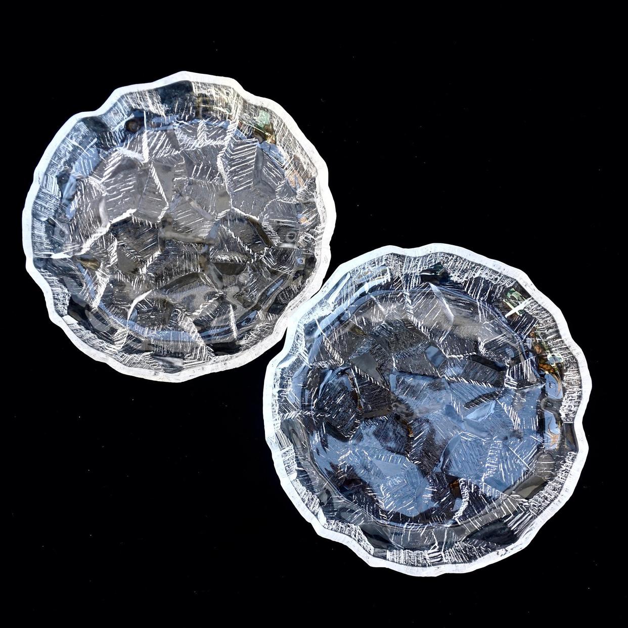 Vintage HOYA Japan Crystal Serving “Torte” Plates x 2 || | Electric ...