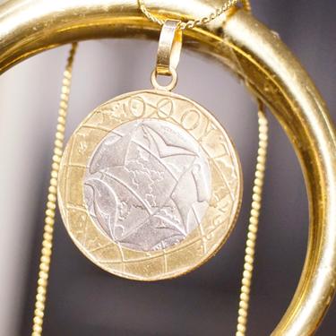 Vintage 14K Milor Italy 1000 Lira Coin Pendant, 1997 Repvbblica | Good ...