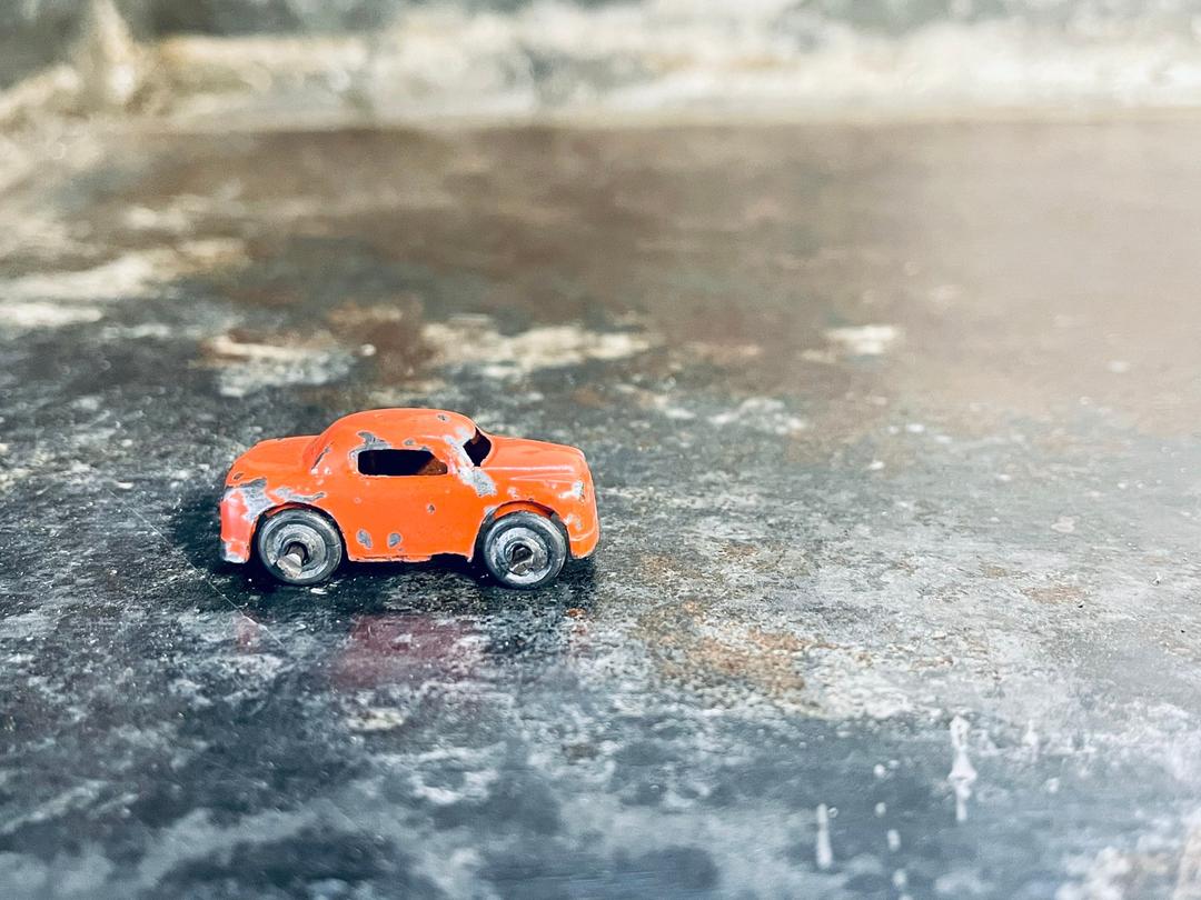 Small Orange Car | Orange Metal Car | Die Cast Car | Tiny | Piccadilly ...
