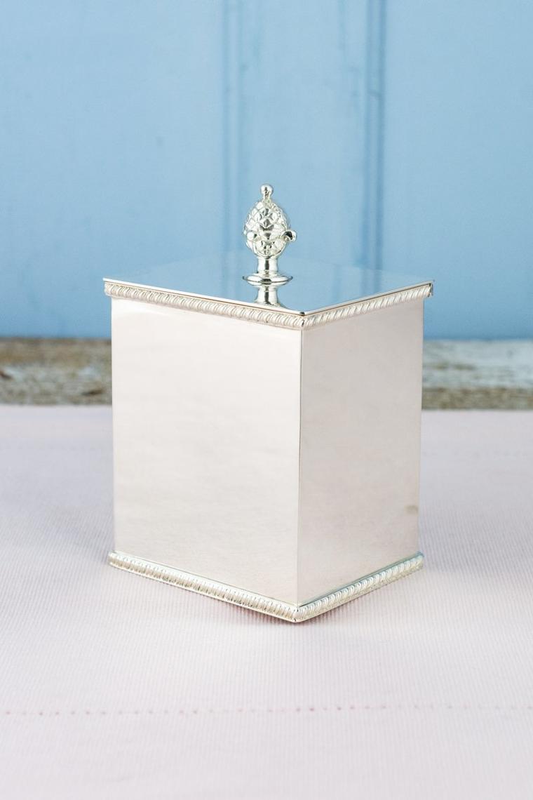 Vintage Silverplate Tea Caddy | Posh Chicago | Chicago, IL