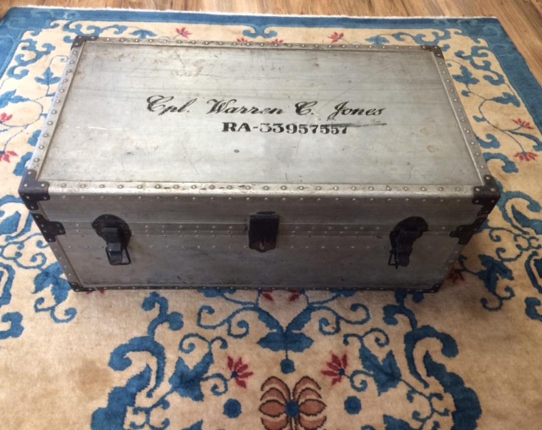 Metal Military Trunk | Wishbone Reserve | Baltimore, MD