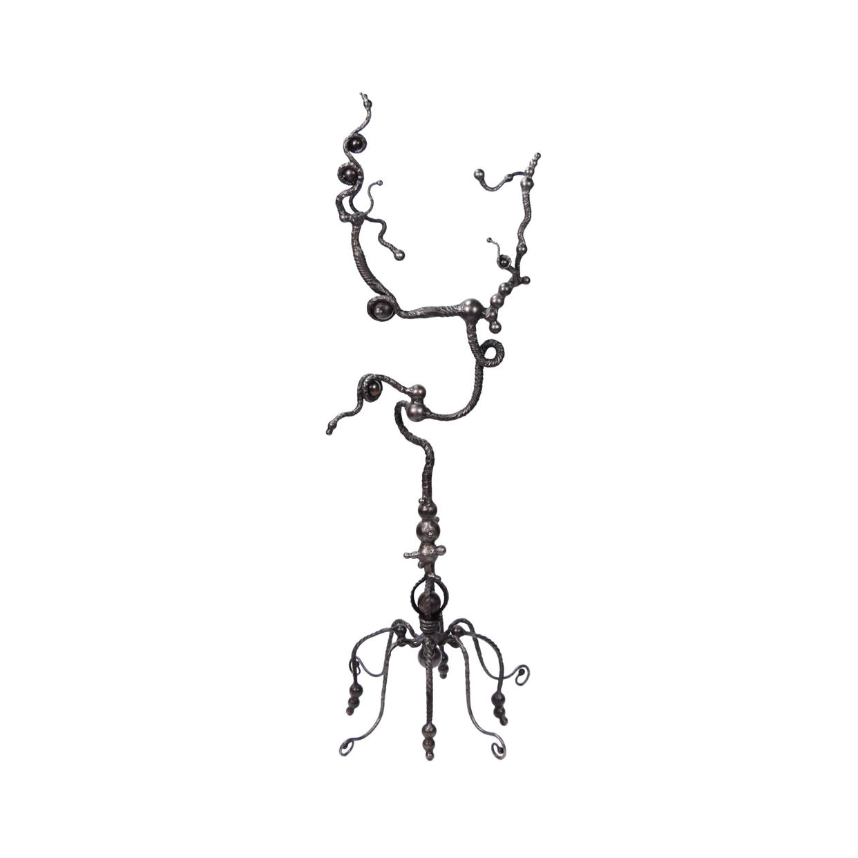 Surrealist Vintage Modern Brutalist Wrought Iron Sculpture ...