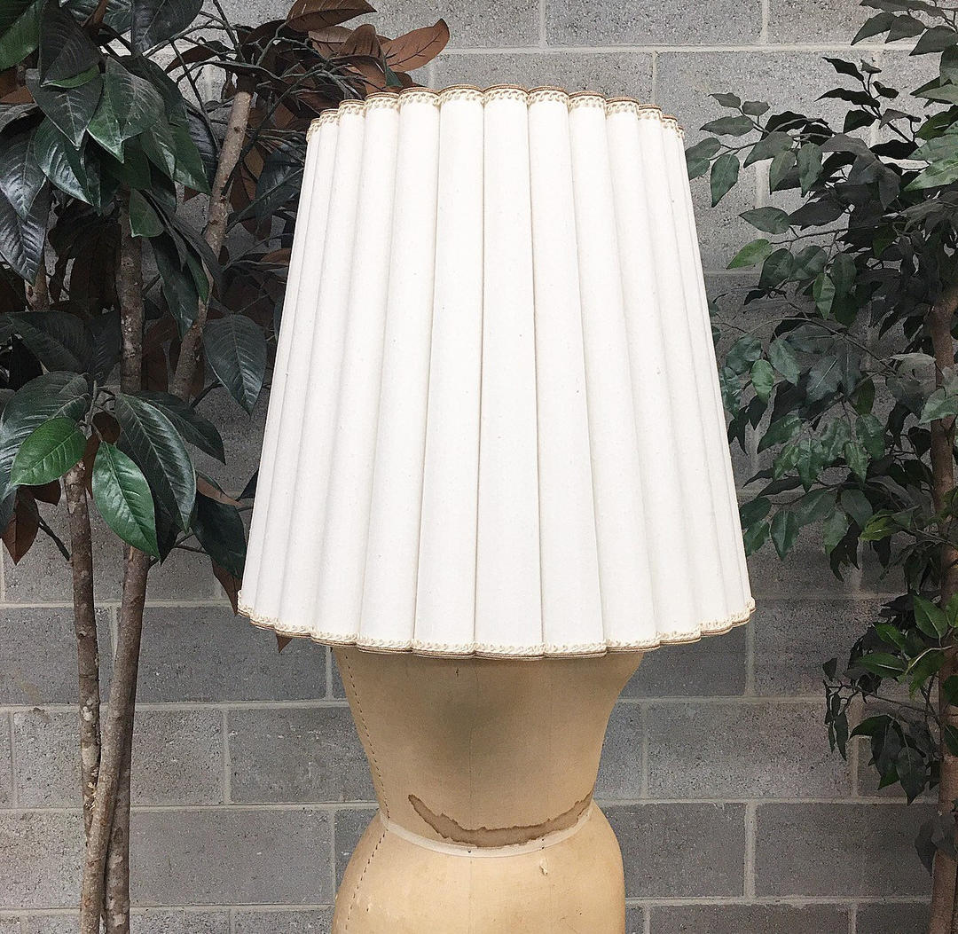 Vintage Lamp Shade Retro 1960s Mid Century Modern + Large Barrel ...