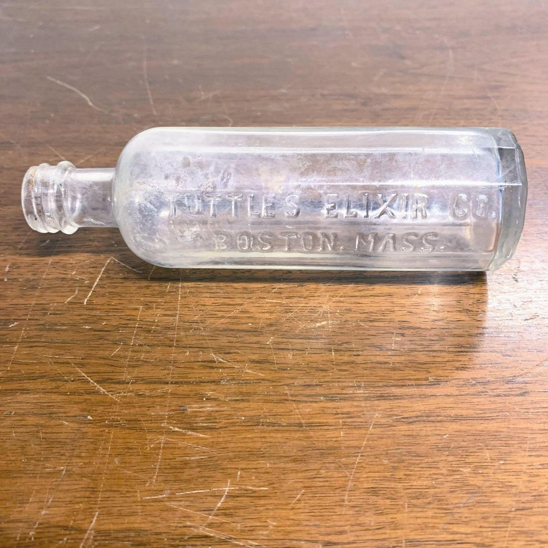 Vintage Tuttles Elixir Co Bottle Boston Massachusetts 12 Sided | Over ...