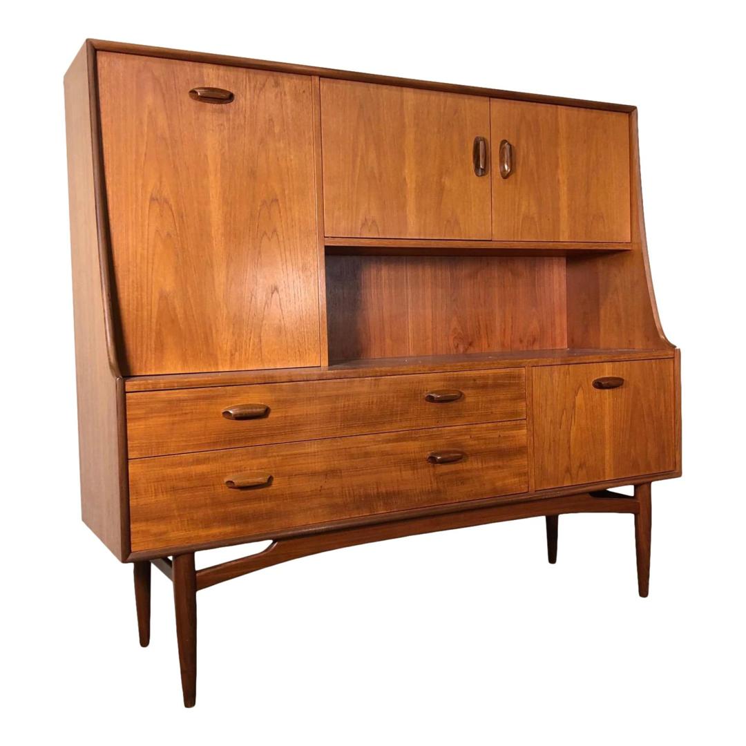 Mid Century G Plan Teak Highboard Credenza | RetroPassion21 | Norcross, GA