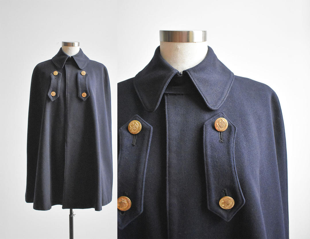 WWII Era Navy Blue Nurses Cape | Milk & Ice | Baltimore, MD