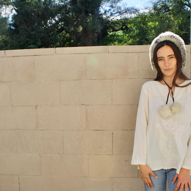 Milkmaid Bonnet // vintage 60s 70s boho hippie festival dress folk ...