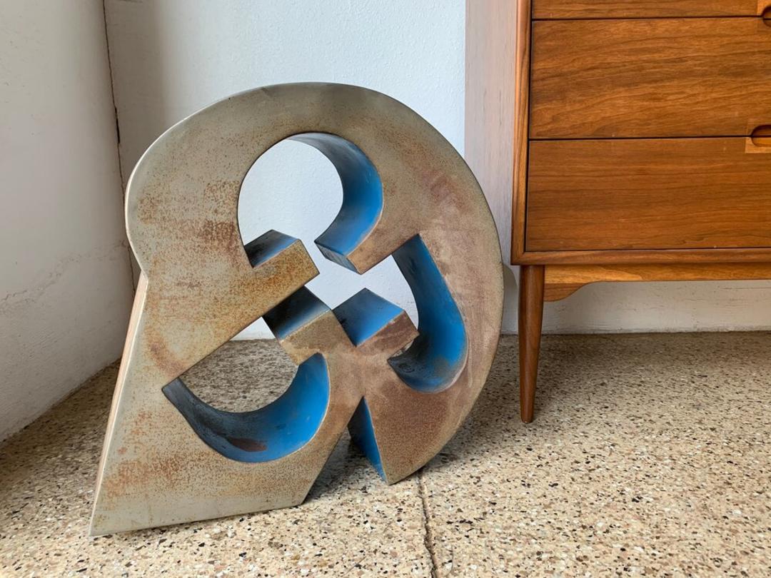 “Comma” sheer metal sculpture | Modern for All | Upland, CA