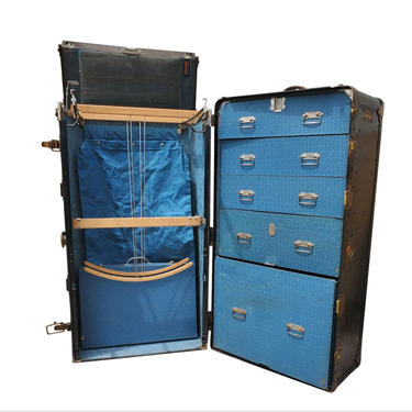 1920s American Art Geo Wheary Designed Hartmann Trunk | Lynx Hollow ...