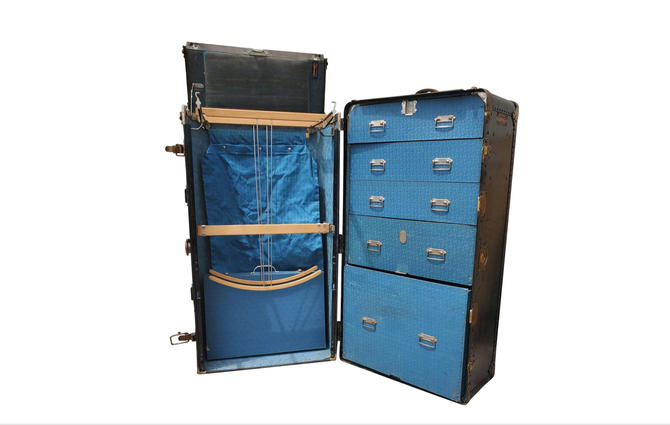 Antique steamer trunk with full wardrobe inside from Peg Leg Vintage of ...