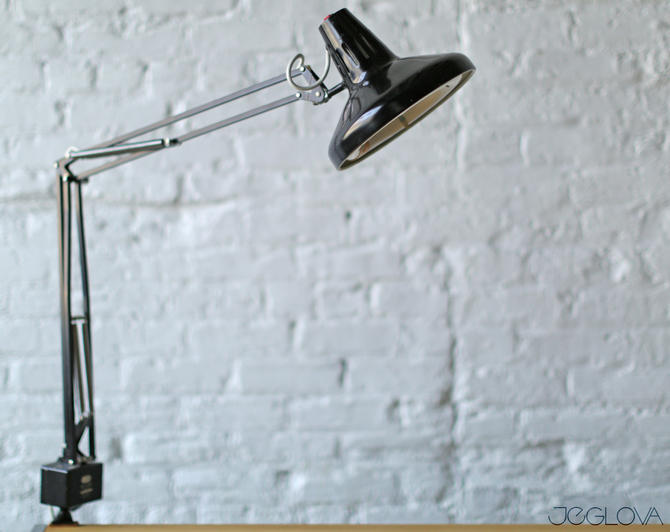 original vintage drafting balanced-arm lamp by Luxo, vintage industrial ...