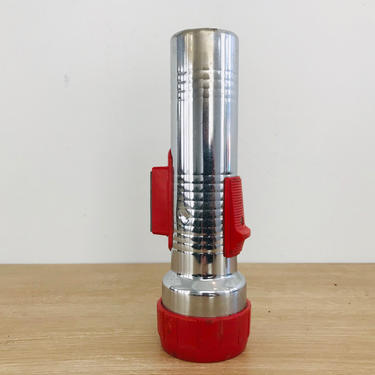 Vintage Chrome Metal Burgess Flashlight | Delve Chicago - Chicago, IL ...
