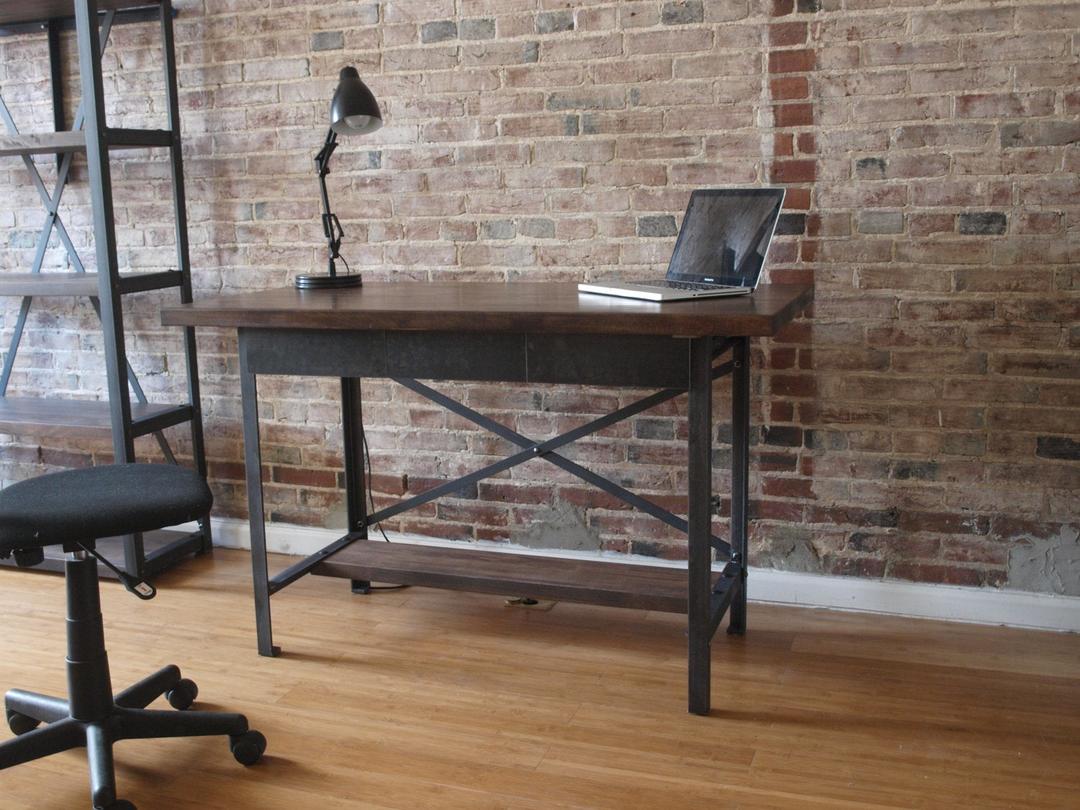Industrial Engineering Work Station Desk Table by CamposIronWorks ...