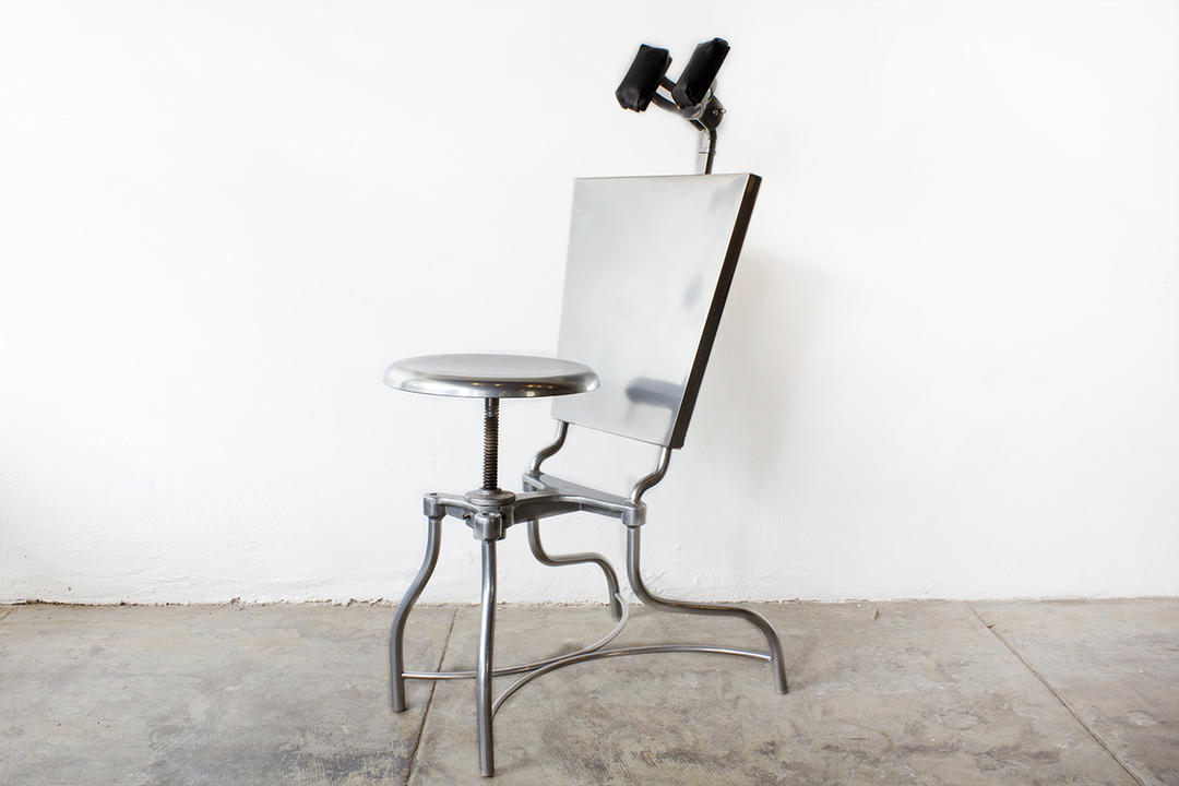 1930s Steel Medical Exam Chair, Refinished | Rehab Vintage Interiors ...