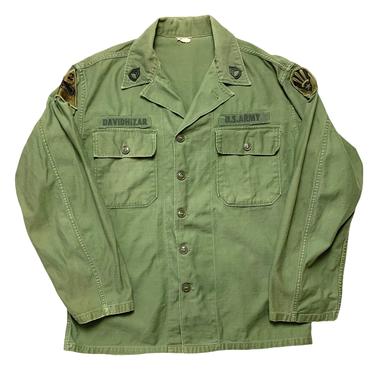 Vintage 1960s OG-107 Type 1 US Army Utility Shirt ~ | Sparrows & Wolves ...