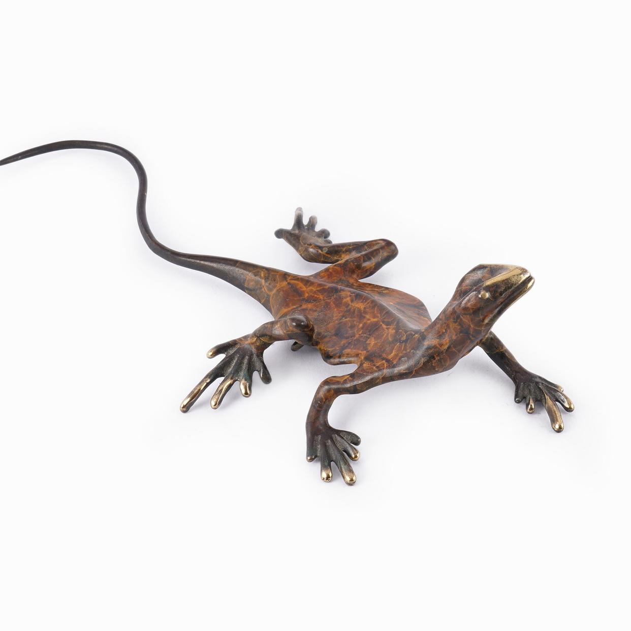 Michael Storey Bronze Lizard Sculpture Mid Century Modern | Vintage ...