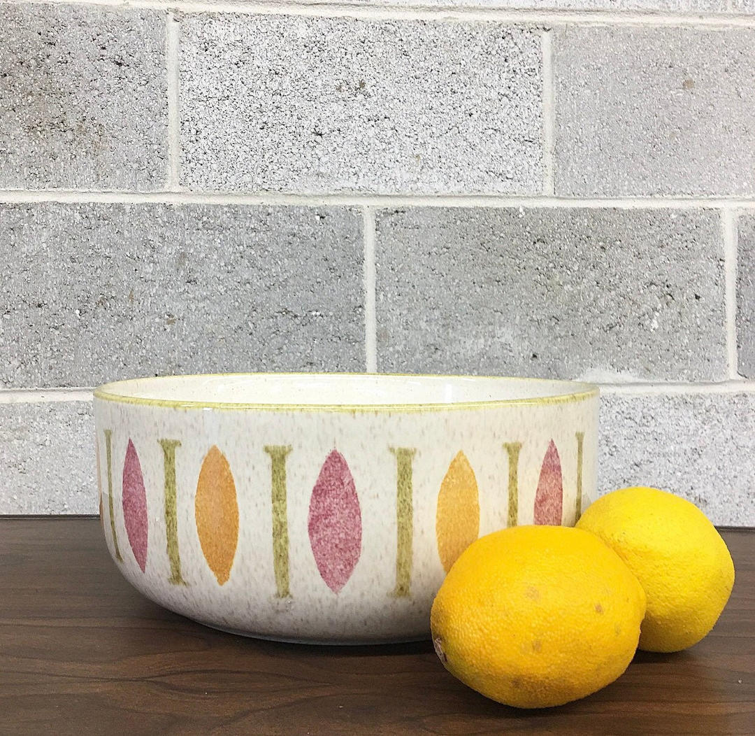 Vintage Red Wing Bowl Retro 1960s Pepe + Charles Murphy + Pottery ...