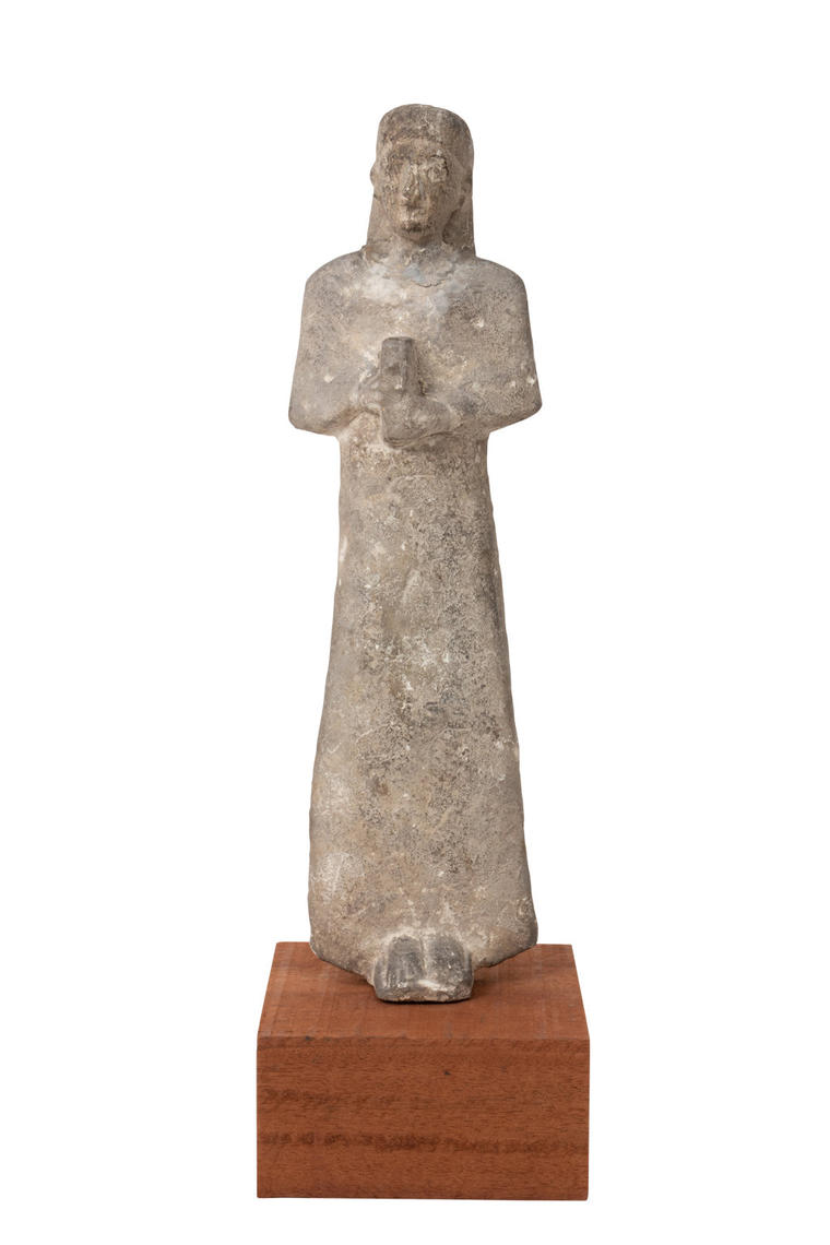 Ancient Limestone 17 Inch Statue | The Antique and Artisan Gallery ...