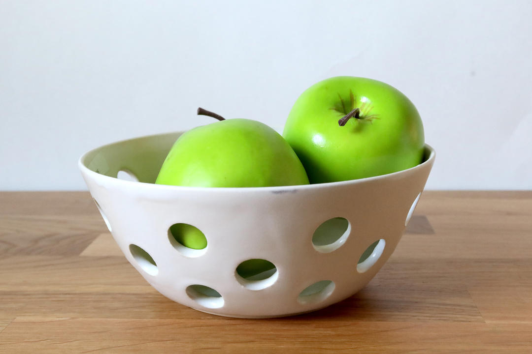 Ceramic Fruit Bowl / Fruit Basket / Centerpiece / Home Decor / Minimal ...