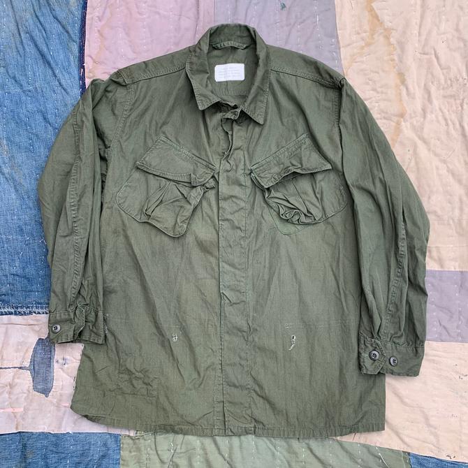 GREAT Vietnam War Modified Poplin Jungle Jacket Large Regular SOG | No ...